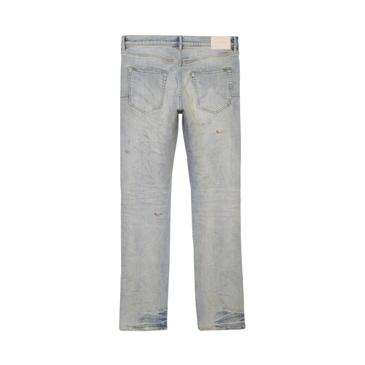 Purple Denim Super Light Indigo Oil Repair Slim Straight - P005 ...