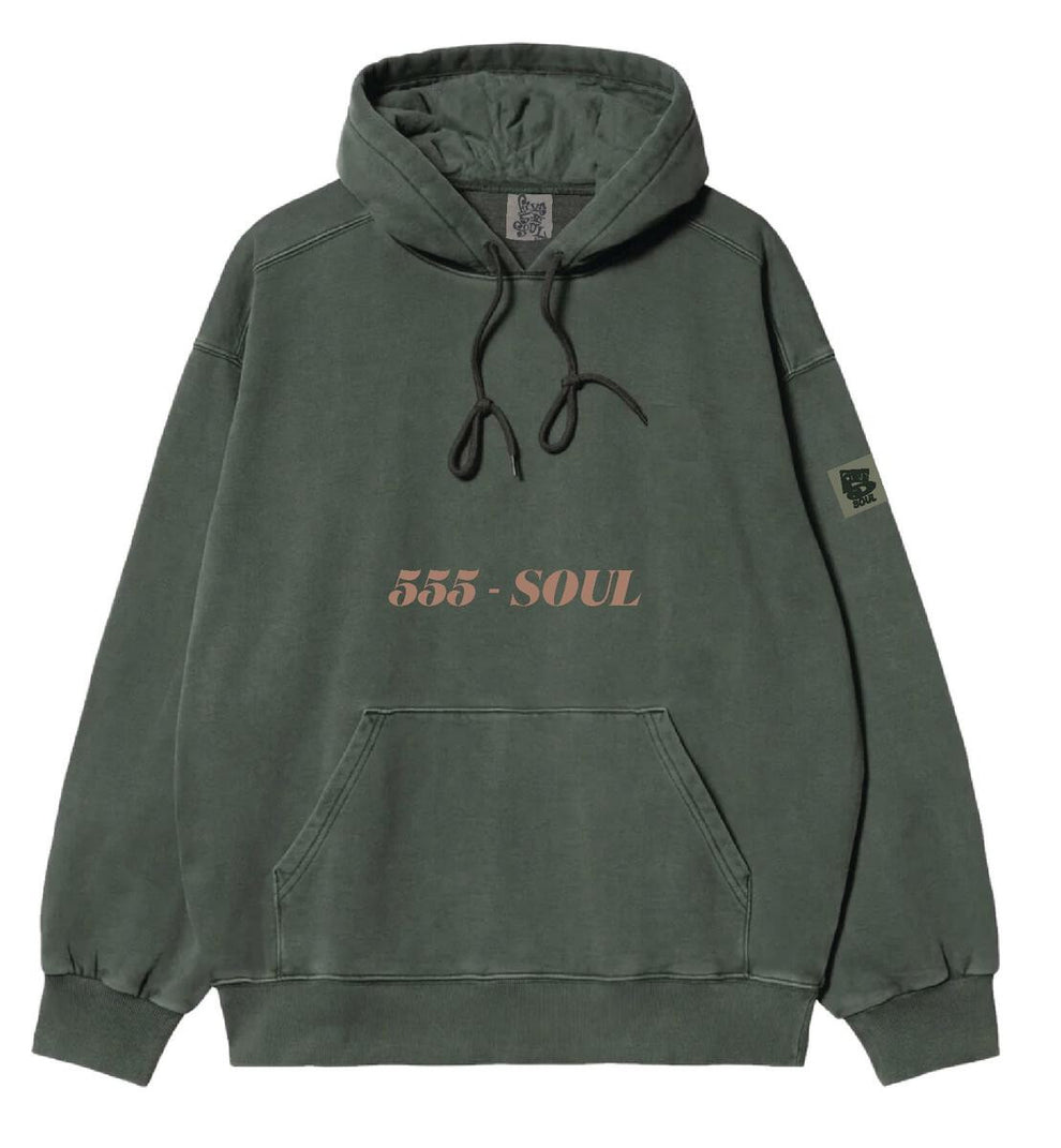 Triple 5 Soul - Line Garment Dye Hoodie (Army) – Reynolds & Sons
